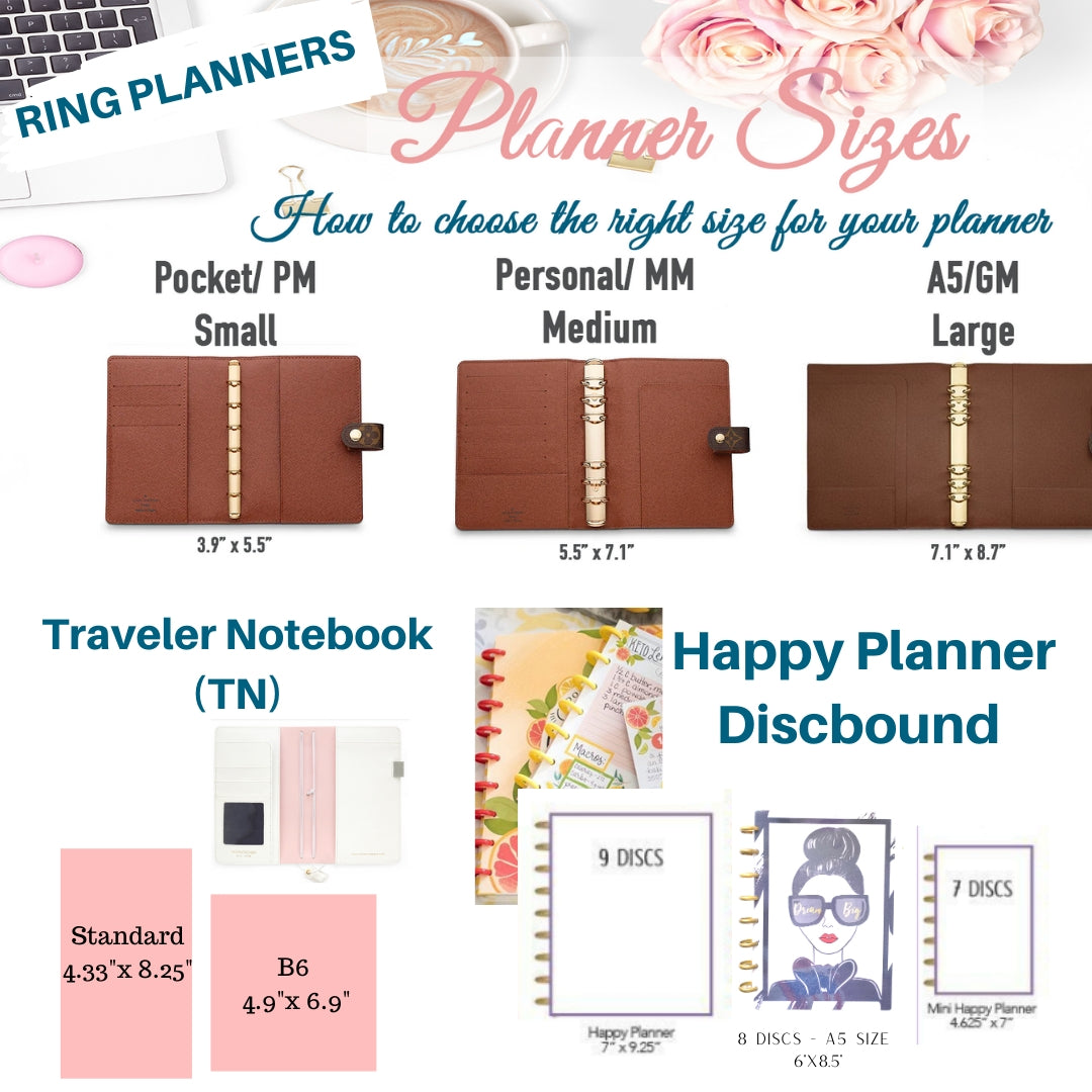 How to choose your Planner Size – The Fabulous Planner