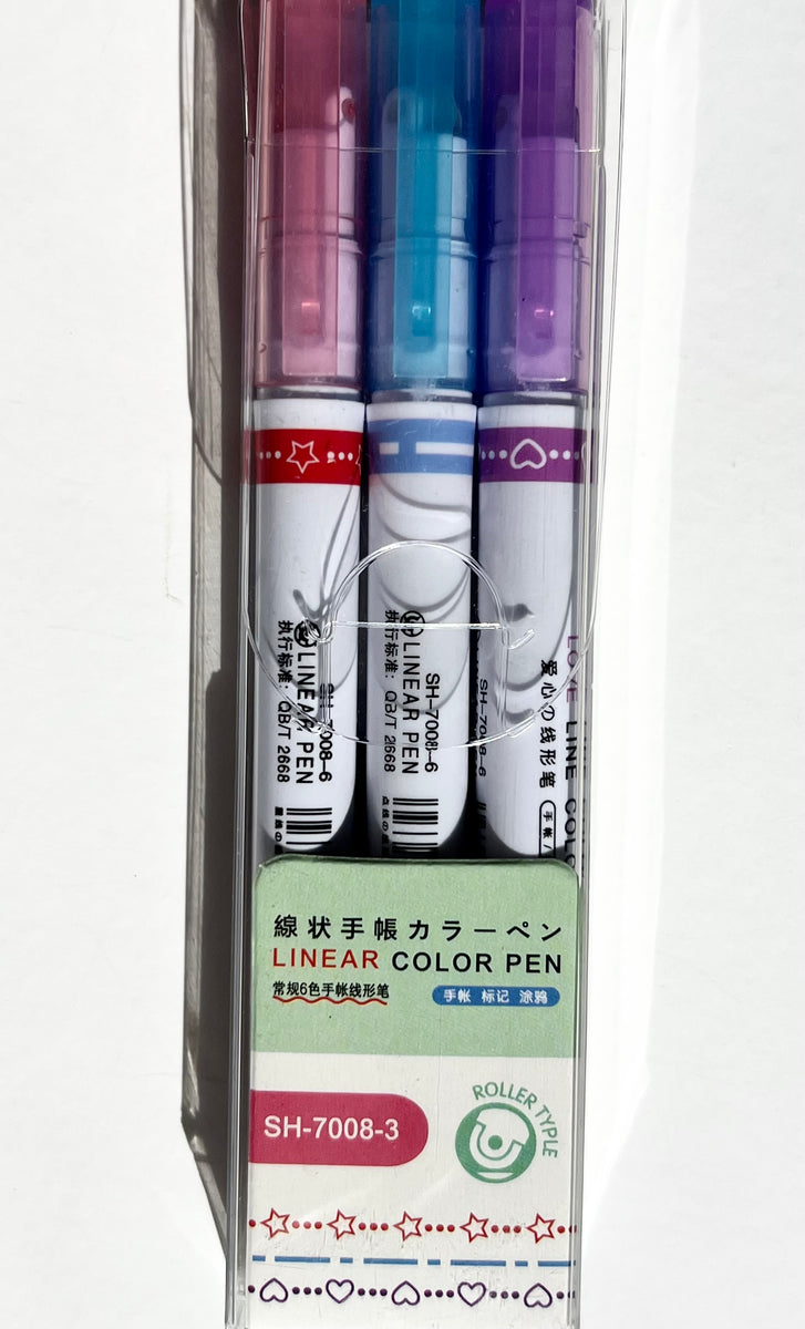 Rolling Markers with Shape Design - Set of 3 – The Fabulous Planner
