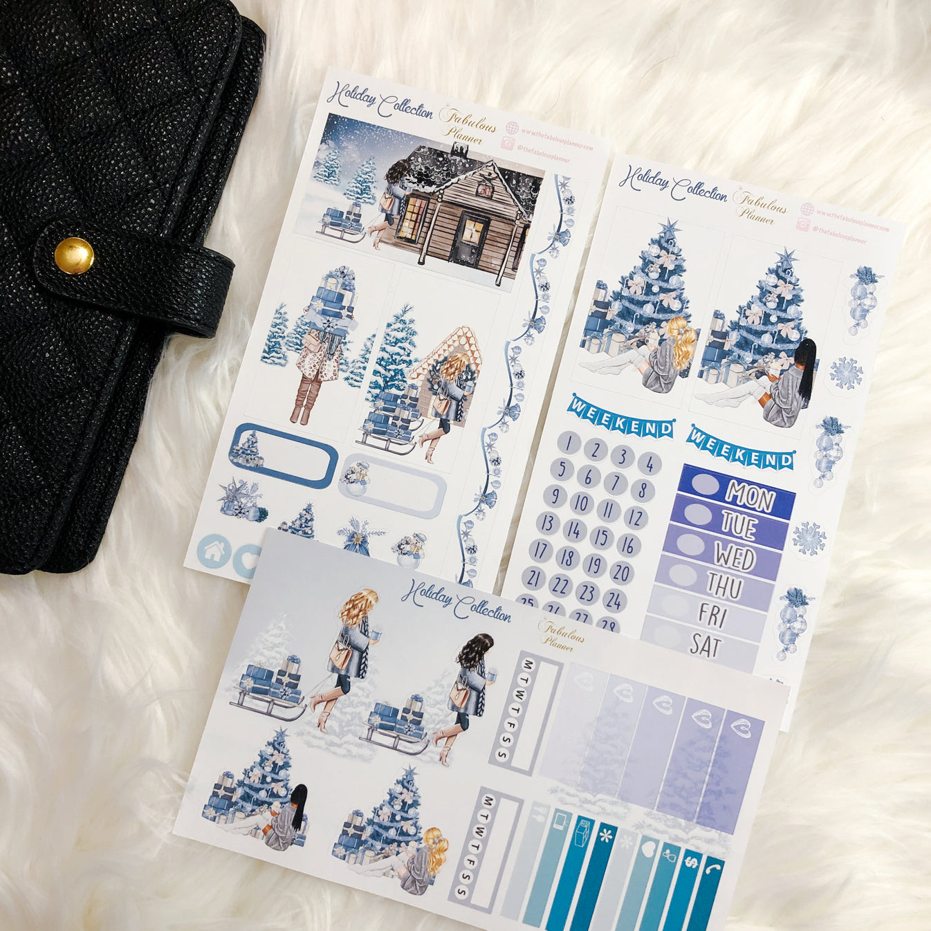 Holiday Magic Matte Stickers - 3 Sheets – The Fabulous Planner